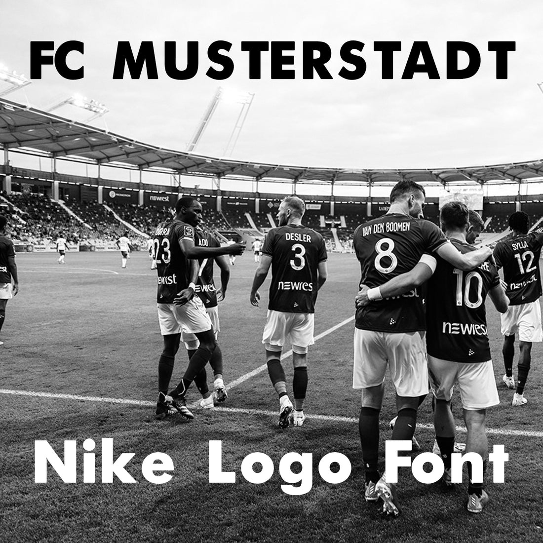 Teamname - Nike Logo Font – druck-guru